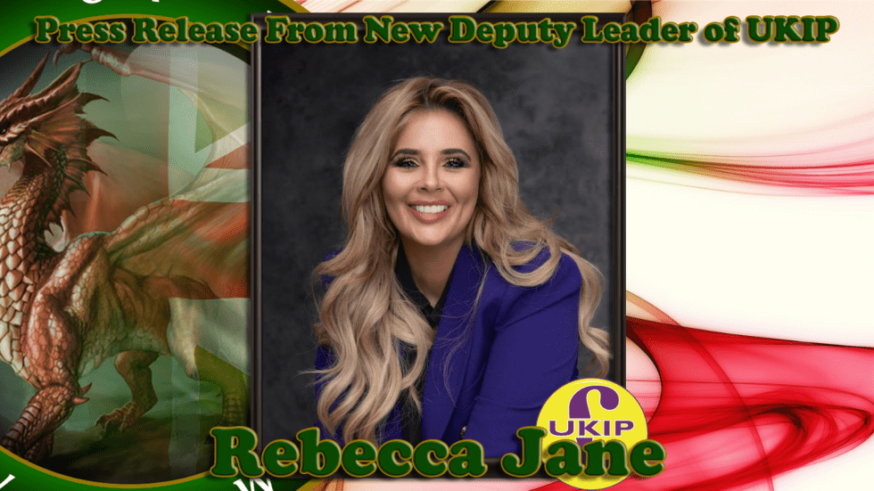 Press Release From New Deputy Leader of UKIP, Rebecca Jane - Voice Of Wales